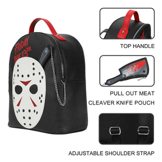 Friday The 13th Jason Mask Mini Backpack & Knife Coin Purse – Ricky's ...