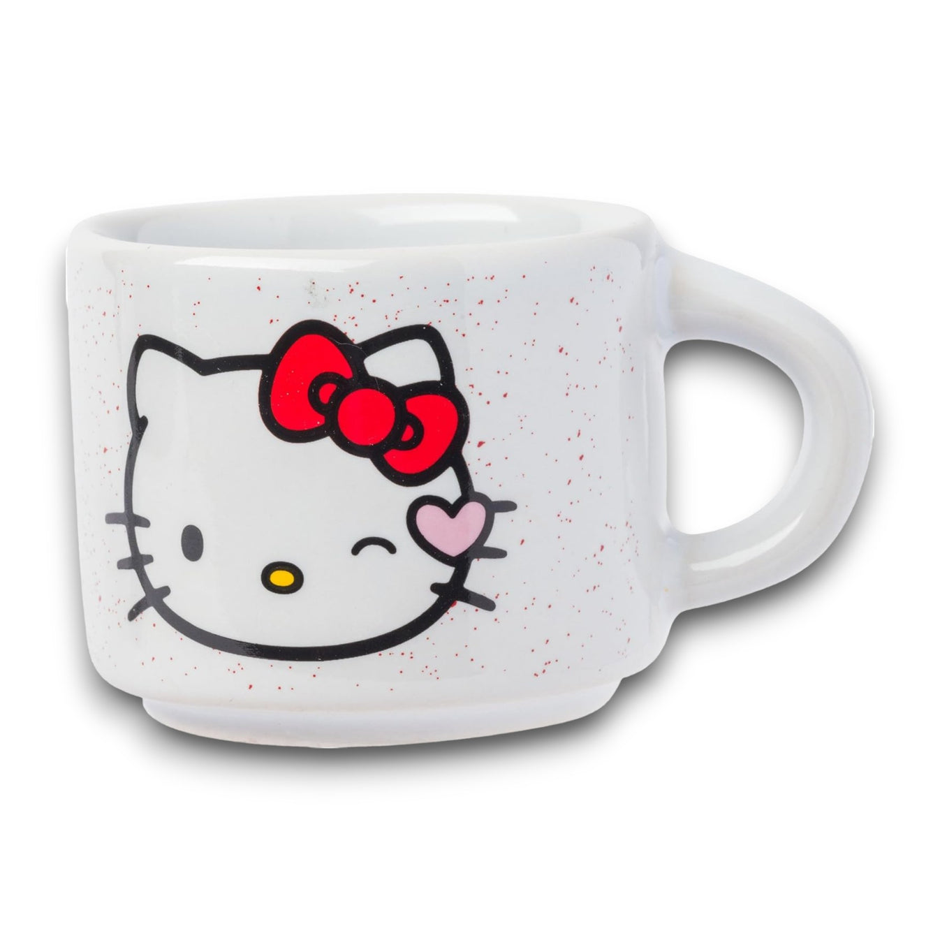 Hello Kitty Espresso Mug Set: 4pc Stackable Ceramic Mugs with Rack - O ...