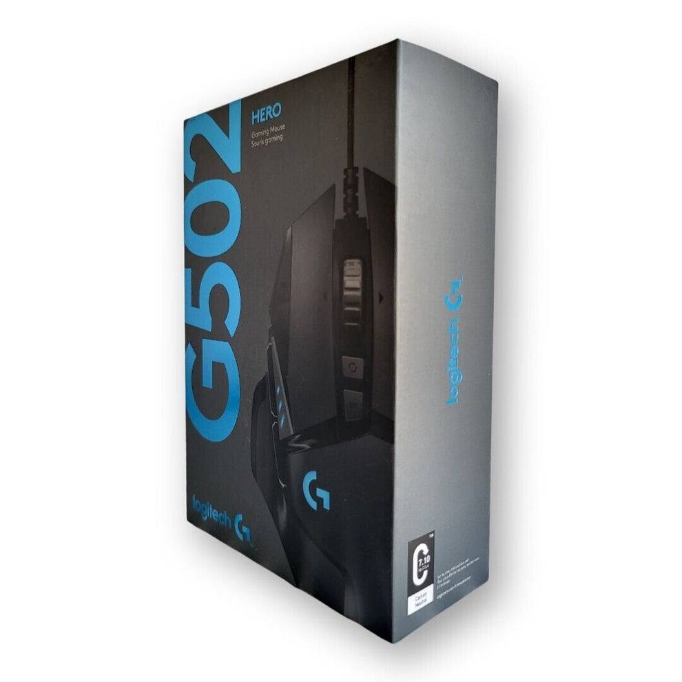 Logitech G502 HERO Wired Optical Gaming Mouse with RGB Lighting - Blac ...